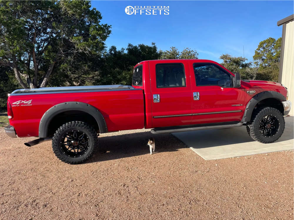 2000 Ford F-350 Super Duty with 20x10 -24 Wicked Offroad W909 and 35/12 ...