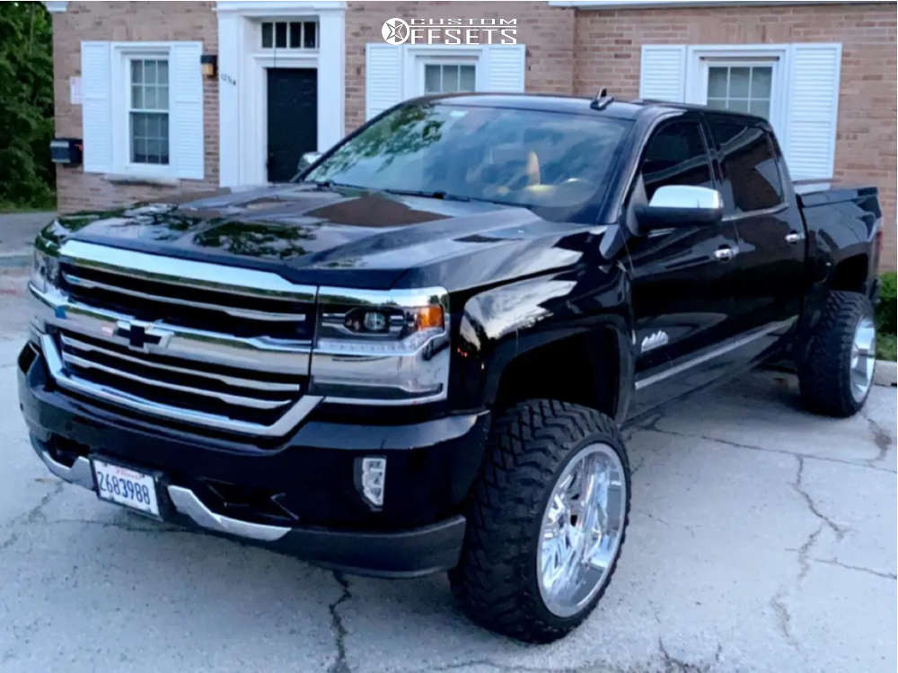 2018 Chevrolet Silverado 1500 with 22x12 -44 RBP 65r and 33/12.5R22 ...