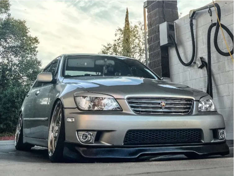 2002 Lexus IS300 with 18x8.5 35 Whistler Kr1 and 215/40R18 Westlake ...