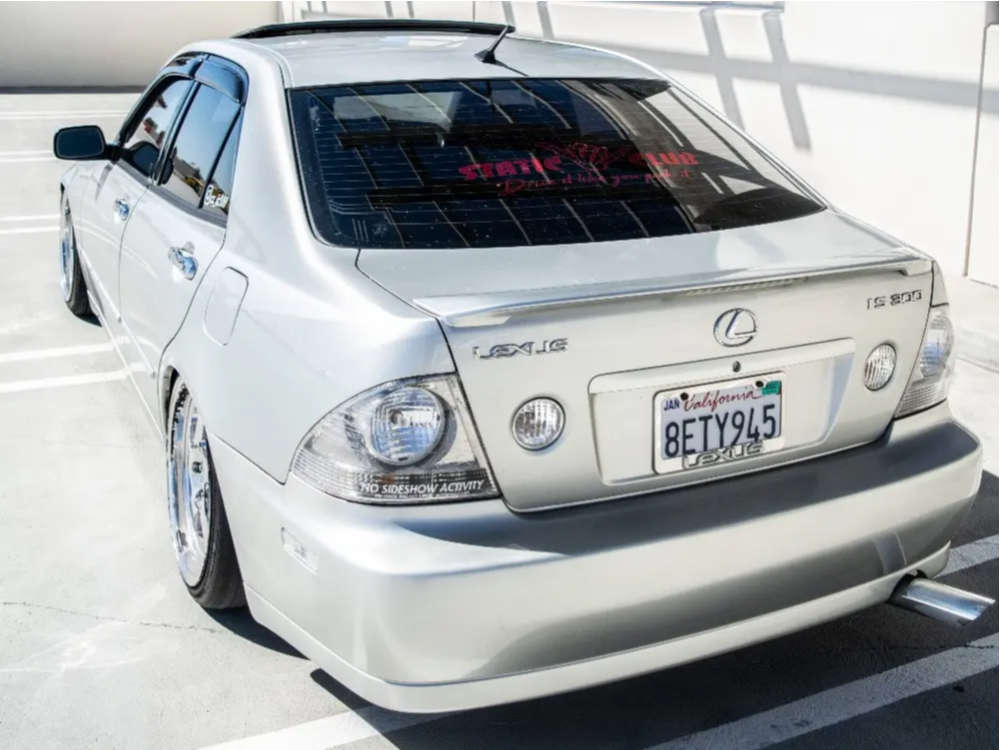 2002 Lexus IS300 with 18x8.5 35 Whistler Kr1 and 215/40R18 Westlake ...