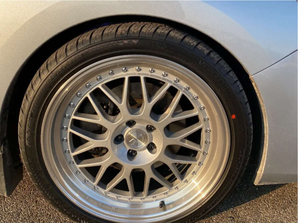 2019 Subaru Impreza with 18x8.5 35 Aodhan Ah02 and 255/35R18 Vercelli ...
