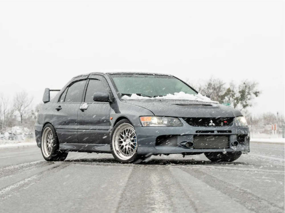 2006 Mitsubishi Lancer with 18x10 32 CCW Lm20 and 265/35R18 Michelin ...