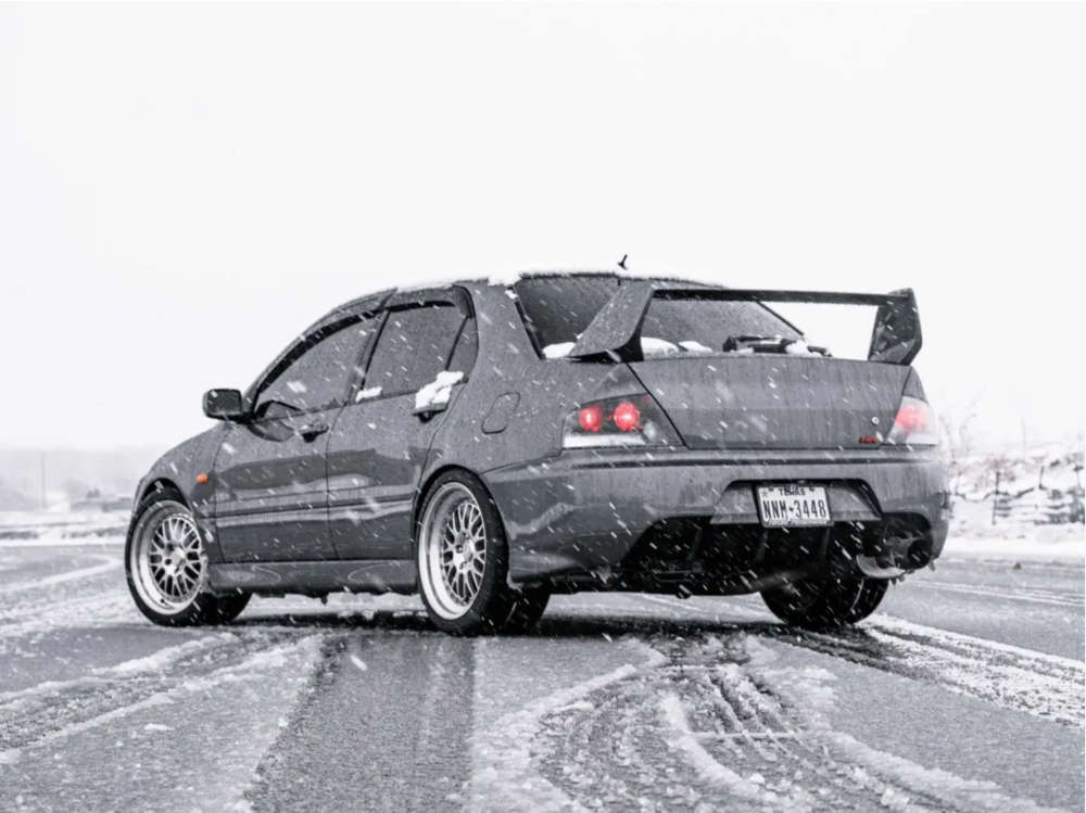 2006 Mitsubishi Lancer with 18x10 32 CCW Lm20 and 265/35R18 Michelin ...