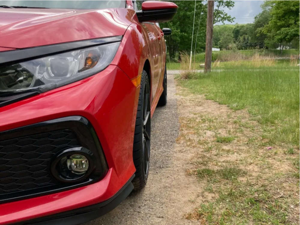 2017 Honda Civic with 18x8 38 NS Ns1805 and 235/40R18 Achilles Atr ...