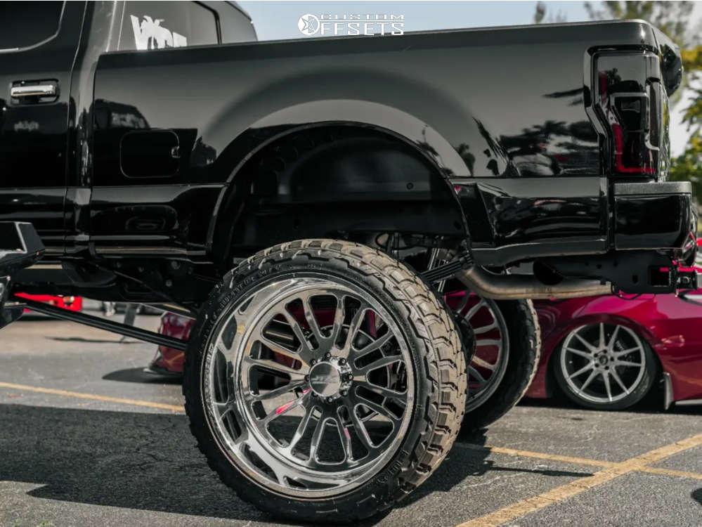 2019 Ford F-250 Super Duty with 30x16 -101 JTX Forged Savage and 42/16 ...