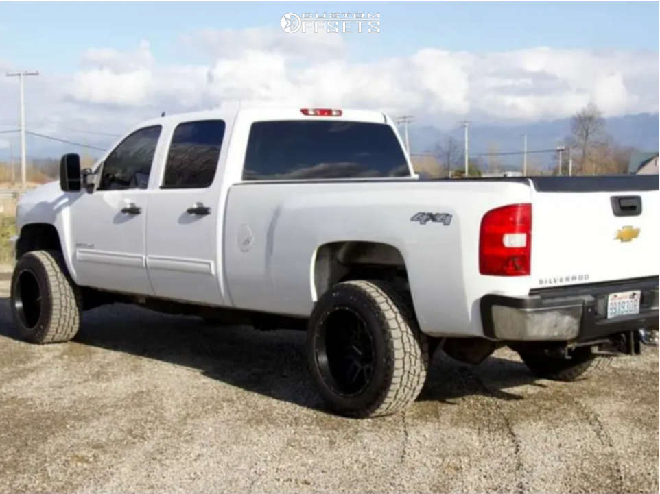 2011 Chevrolet Silverado 2500 HD with 20x12 -44 Raceline Injector and ...