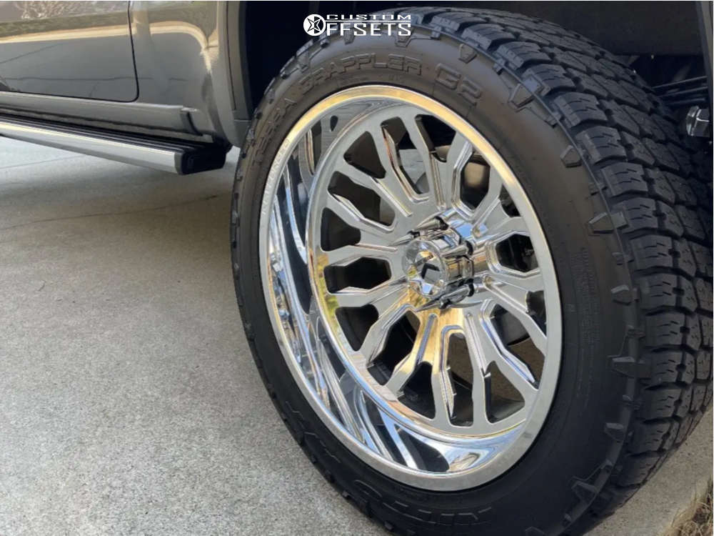 2021 GMC Sierra 1500 with 24x12 -44 KG1 Forged Heathen and 325/45R24 ...