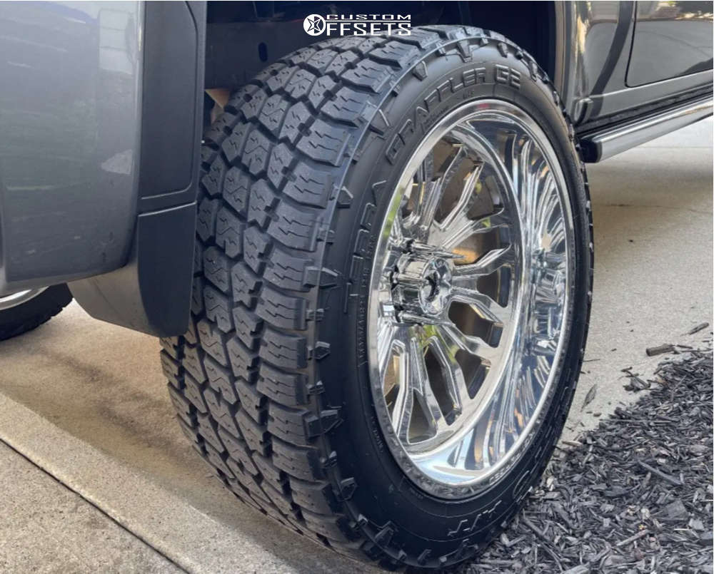 2021 GMC Sierra 1500 with 24x12 -44 KG1 Forged Heathen and 325/45R24 ...