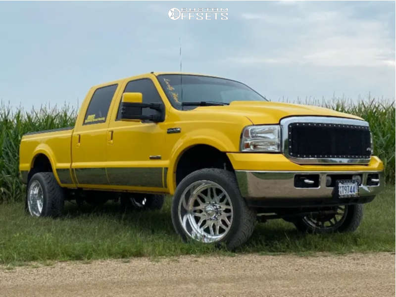 2006 Ford F-350 Super Duty with 22x12 -40 American Force Trax Ss and ...