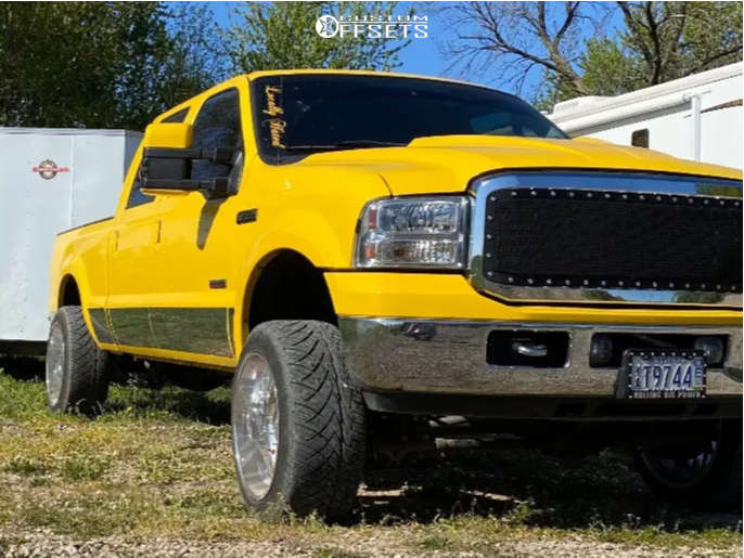 2006 Ford F-350 Super Duty with 22x12 -40 American Force Trax Ss and ...