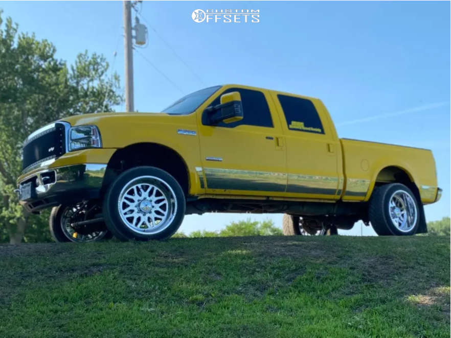 2006 Ford F-350 Super Duty with 22x12 -40 American Force Trax Ss and ...
