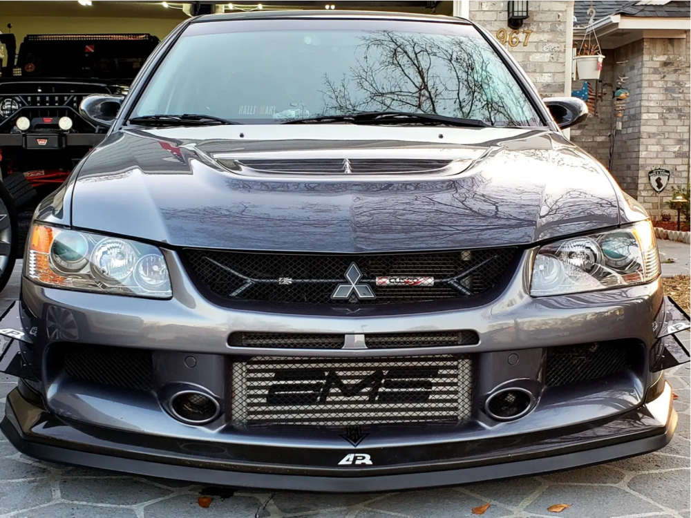 2006 Mitsubishi Lancer with 18x8.5 30 Anovia Titan and 255/35R18 ...
