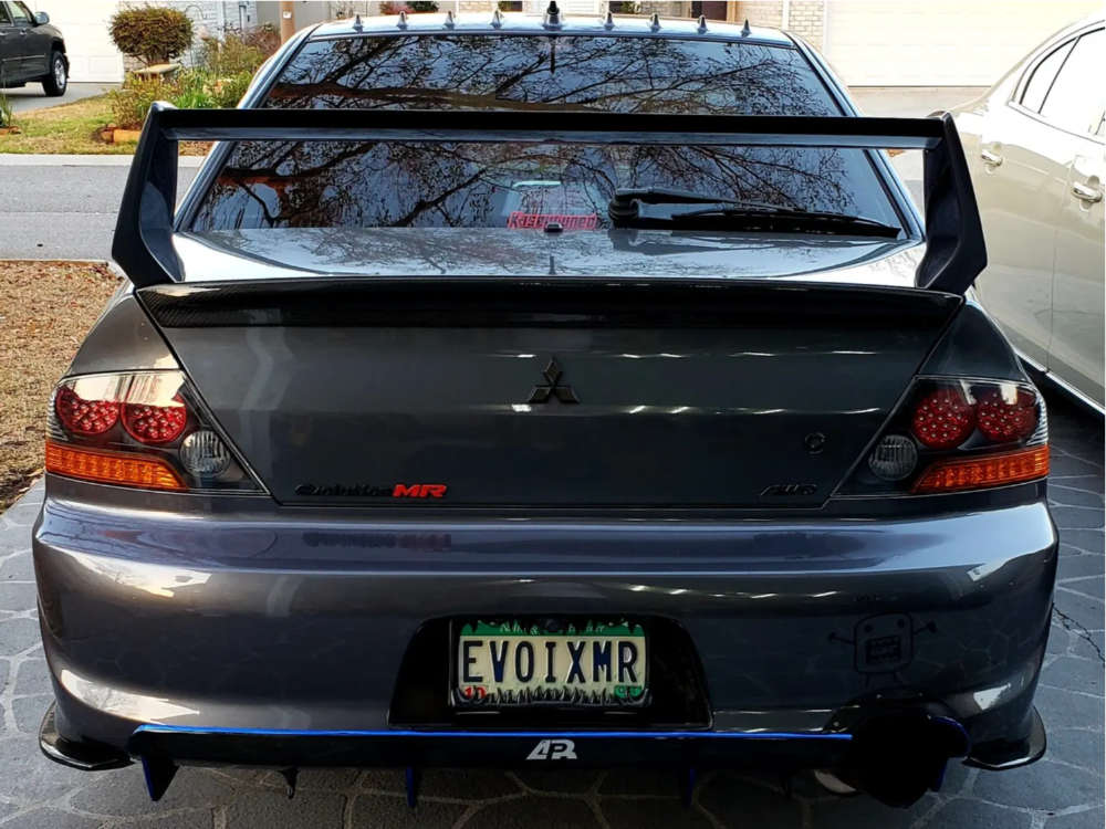 2006 Mitsubishi Lancer with 18x8.5 30 Anovia Titan and 255/35R18 ...