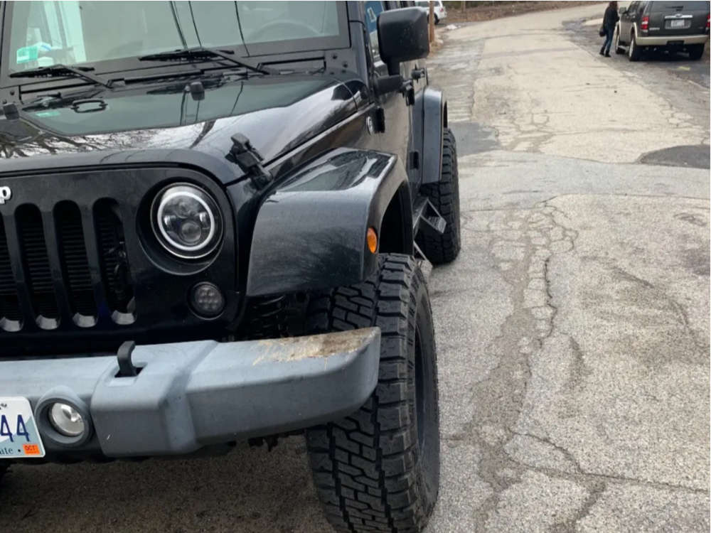 2015 Jeep Wrangler with 17x9 -6 Pro Comp 69 and 35/12.5R17 Mickey ...