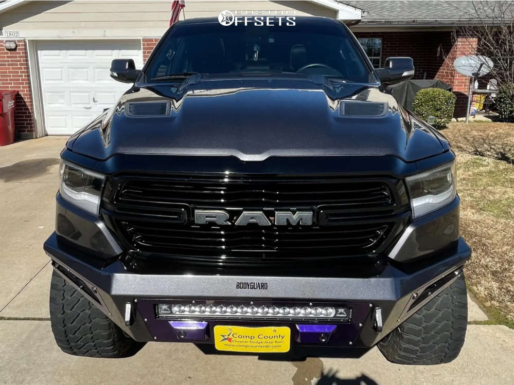2020 Ram 1500 with 26x14 -90 American Force Quantum Cc and 37/13.5R26 ...