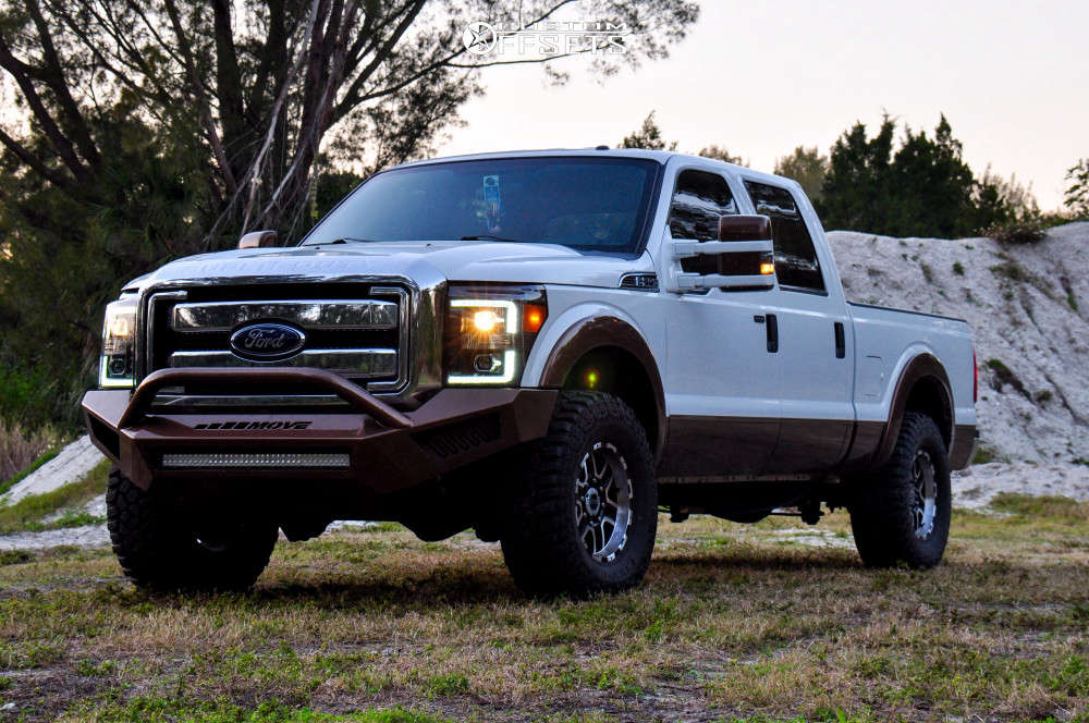 2012 Ford F-250 Super Duty with 17x9 0 Alloy Ion Style 179 and 35/12 ...