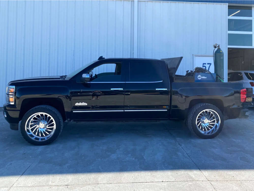 2015 Chevrolet Silverado 1500 with 22x12 -51 ARKON OFF-ROAD Caesar and ...