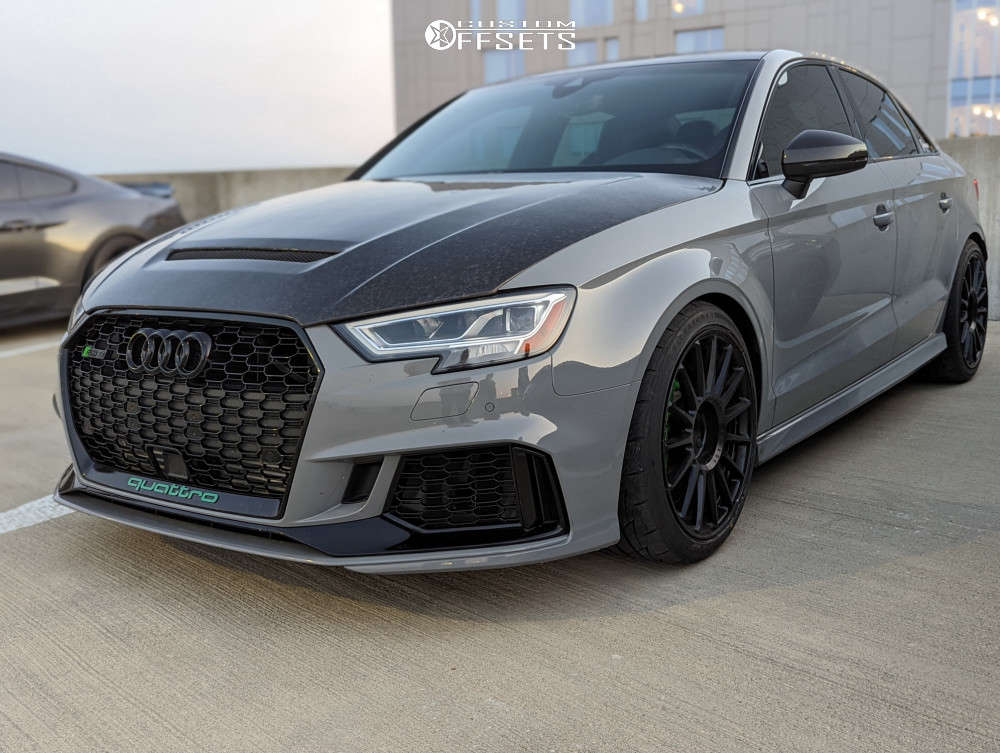 2019 Audi RS3 with 18x9.5 39 TSW Paddock and 245/40R18 Continental ...