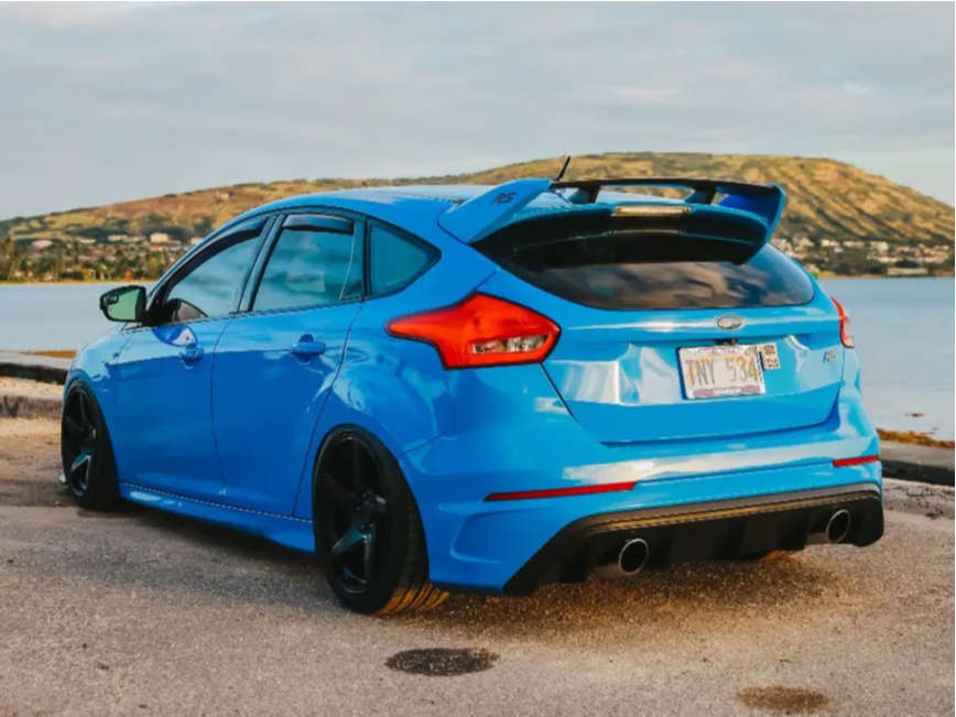 2017 Ford Focus with 18x9.5 38 Anovia Kinetic and 235/40R18 Nitto Nt555 ...