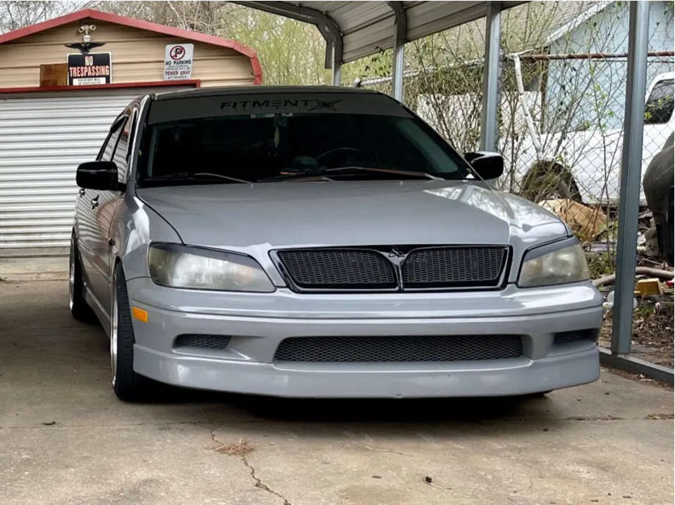 2002 Mitsubishi Lancer with 17x8 25 XXR 531 and 205/40R17 Ironman Imove ...
