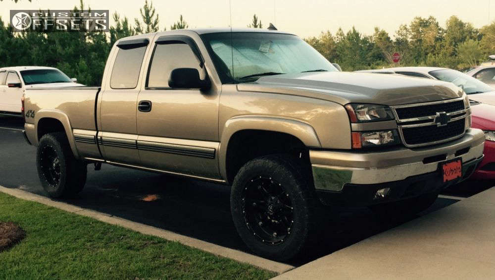 2006 Chevrolet Silverado 1500 with 20x10 -24 Fuel Hostage and 305/55R20 ...