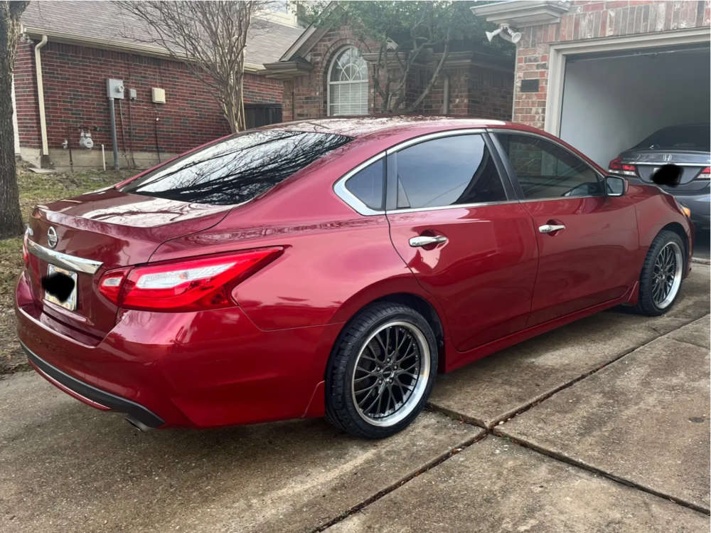 2015 Nissan Altima with 18x8 30 ARC Ar6 and 235/40R18 Goodyear Eagle F1 ...