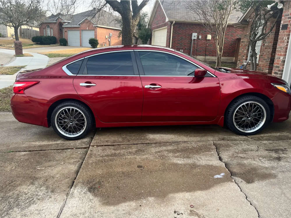 2015 Nissan Altima with 18x8 30 ARC Ar6 and 235/40R18 Goodyear Eagle F1 ...