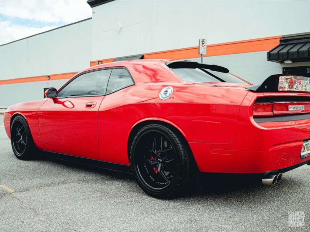 2010 Dodge Challenger with 20x9 18 Niche Vice and 245/45R20 BFGoodrich ...