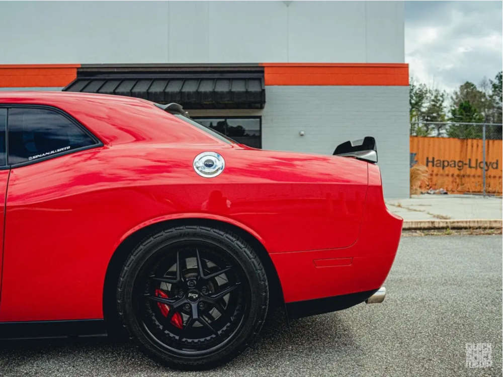 2010 Dodge Challenger with 20x9 18 Niche Vice and 245/45R20 BFGoodrich ...