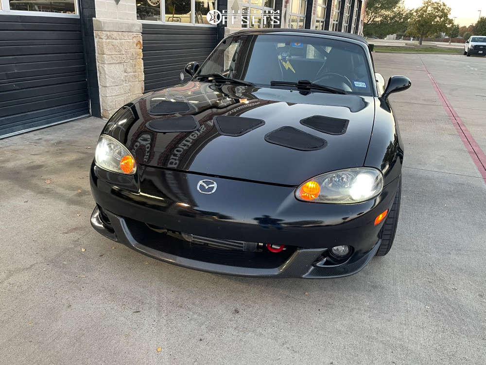 1999 Mazda Miata with 15x8 28 Enkei Rpf1 and 205/50R15 Continental ...