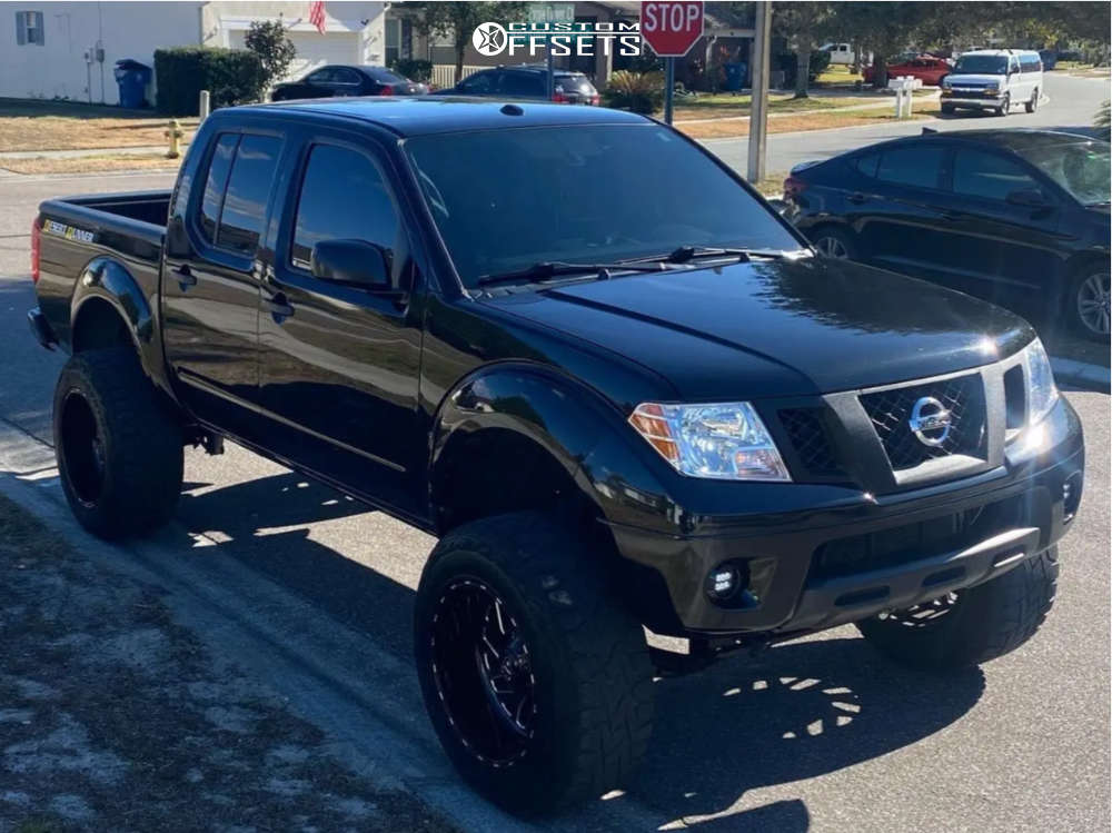 2018 Nissan Frontier with 20x12 -44 Fuel Triton D581 and 35/12.5R20 ...