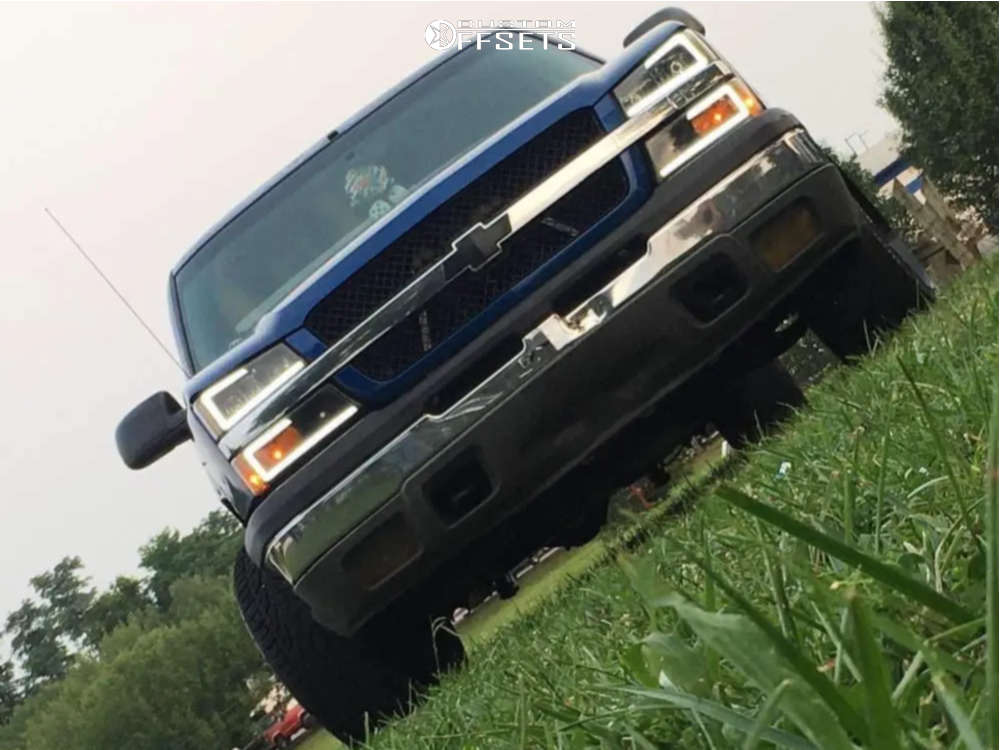 2004 Chevrolet Silverado 1500 with 20x12 -44 Hostile Blade and 315 ...
