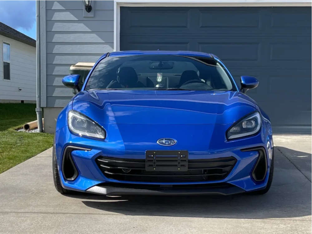 2022 Subaru BRZ with 18x9.5 38 Anovia Titan and 245/35R18 Continental ...