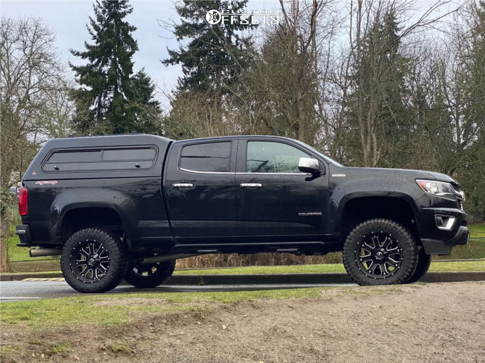 2018 Chevrolet Colorado with 20x10 -24 American Offroad A108 and 33/12 ...