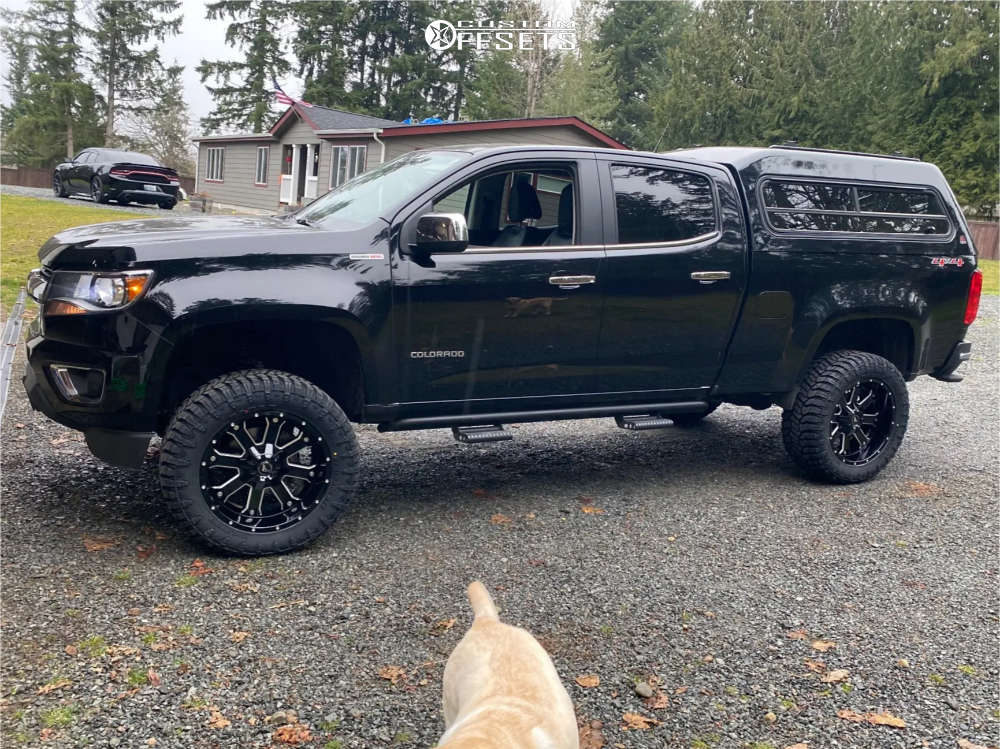 2018 Chevrolet Colorado with 20x10 -24 American Offroad A108 and 33/12 ...