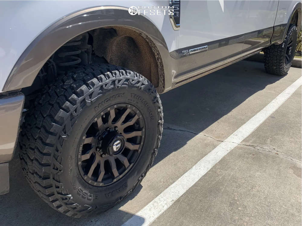 2018 Ford F-250 Super Duty with 18x9 1 Fuel Blitz and 305/70R18 Mickey ...