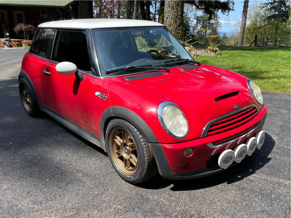 2006 Mini Cooper with 16x7 25 MST Suzuka and 205/50R16 Falken Ziex ...