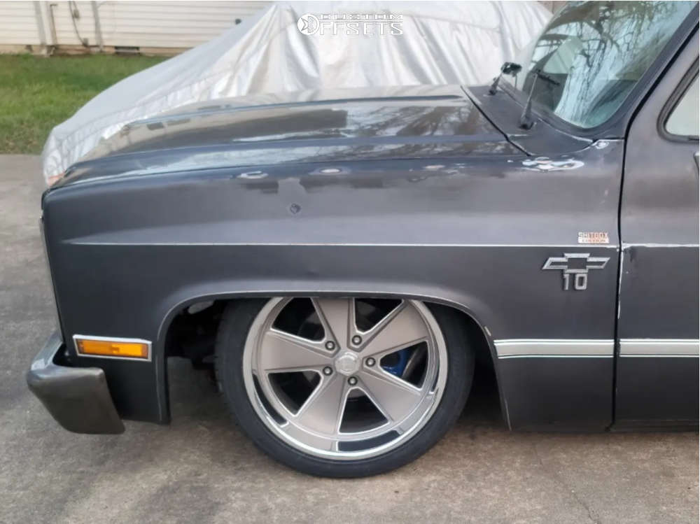1984 Chevrolet C10 with 20x8 1 US Mags Roadster and 245/40R20 Vercelli ...