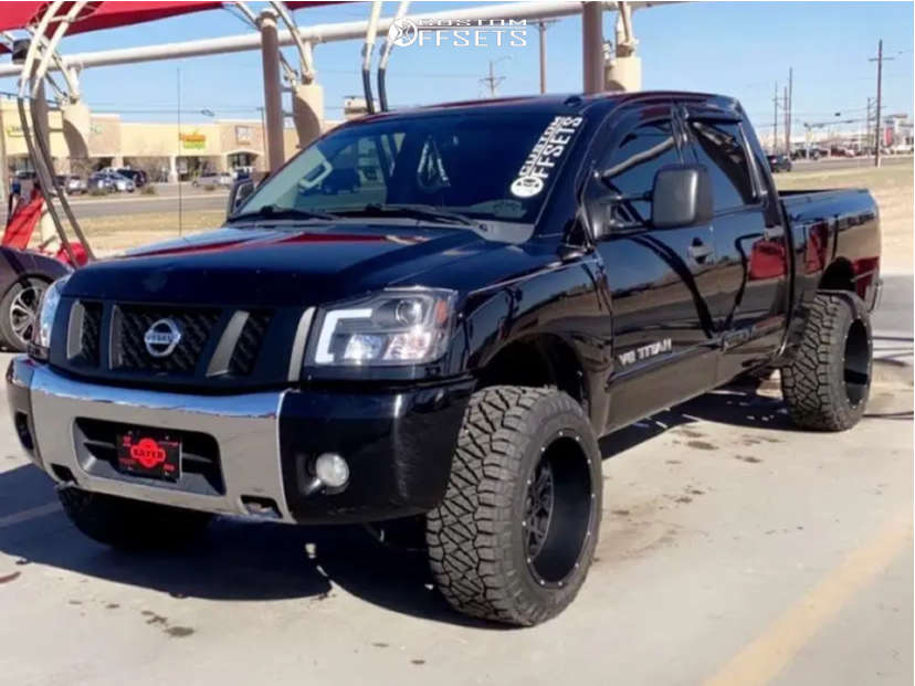 2012 Nissan Titan with 20x12 -51 Vision Rocker and 33/12.5R20 Nitto ...