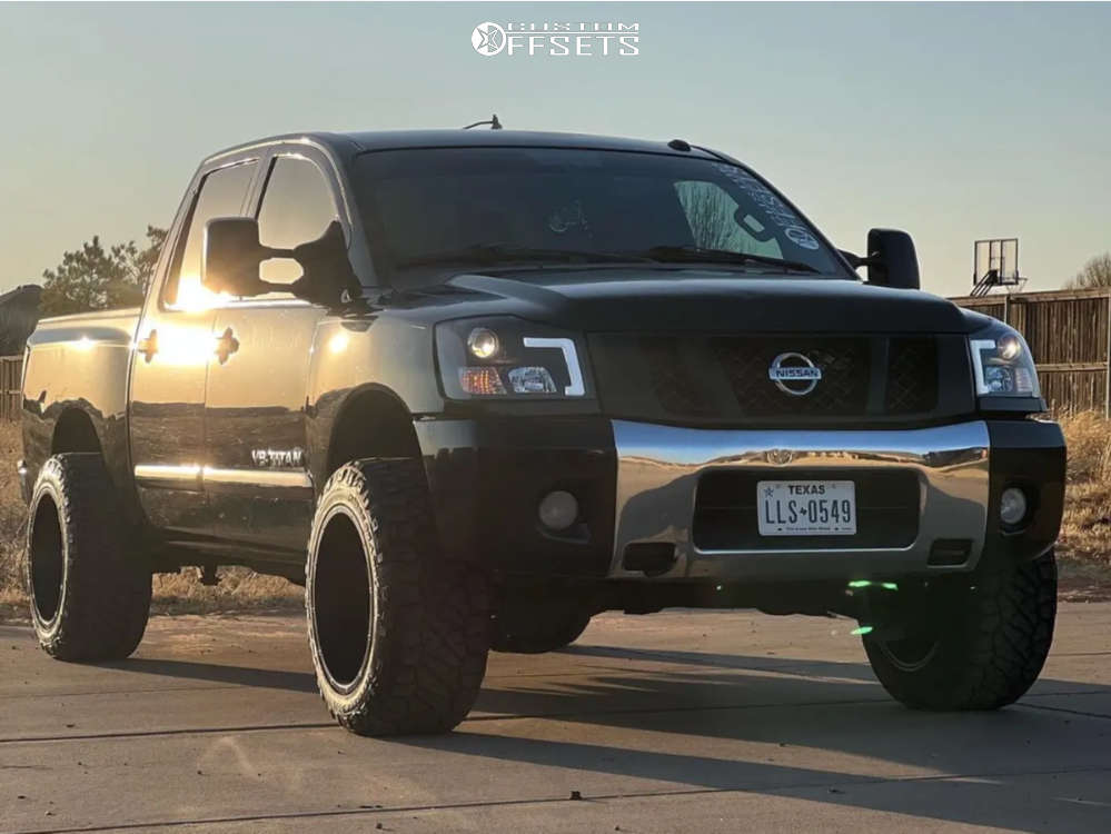 2012 Nissan Titan with 20x12 -51 Vision Rocker and 33/12.5R20 Nitto ...