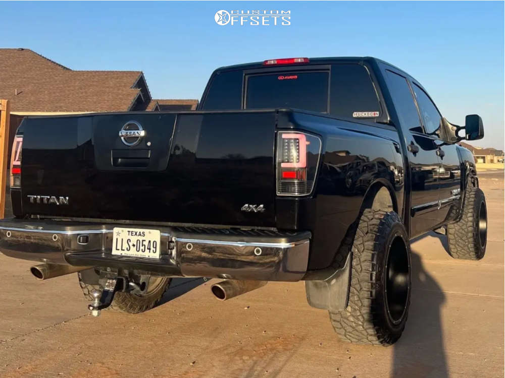 2012 Nissan Titan with 20x12 -51 Vision Rocker and 33/12.5R20 Nitto ...