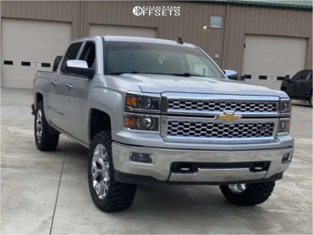 2015 Chevrolet Silverado 1500 with 22x9 28 OE Performance 169 and 35/12 ...