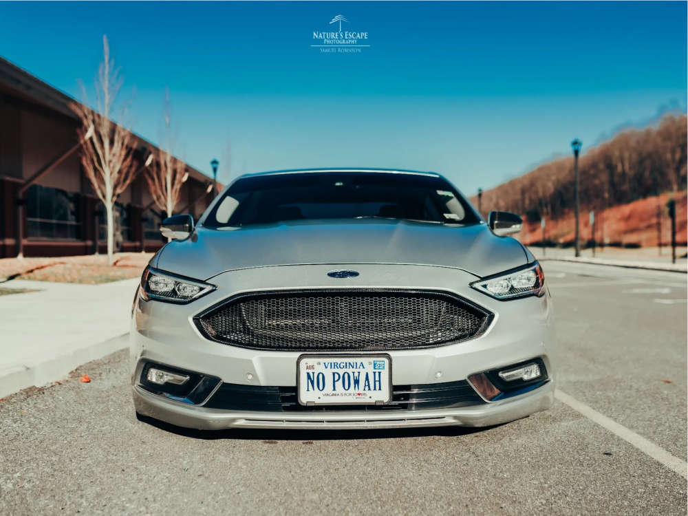 2017 Ford Fusion with 19x8.5 30 MRR HR3 and 225/40R19 Bridgestone ...