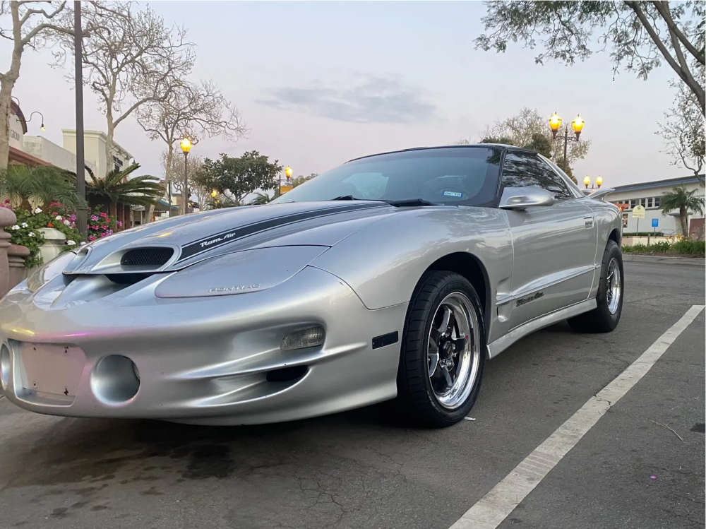 2000 Pontiac Firebird with 17x7 5 Weld Racing S71 and 245/40R17 Nitto ...