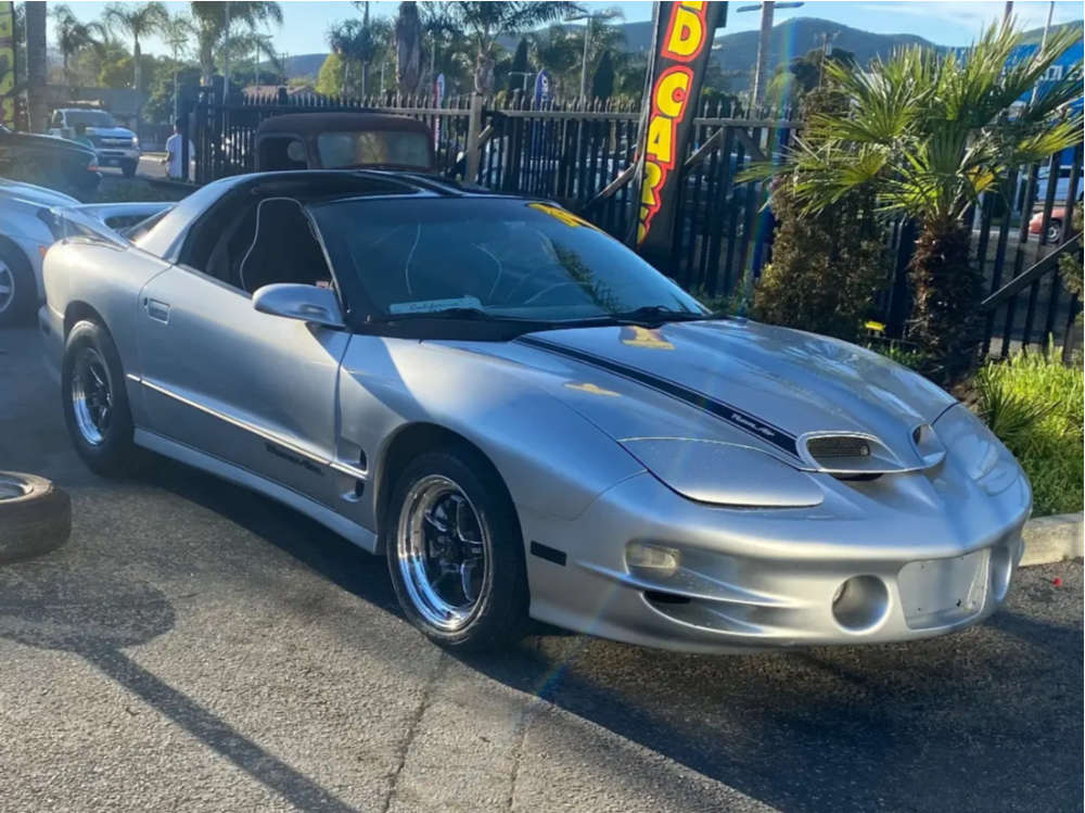 2000 Pontiac Firebird with 17x7 5 Weld Racing S71 and 245/40R17 Nitto ...