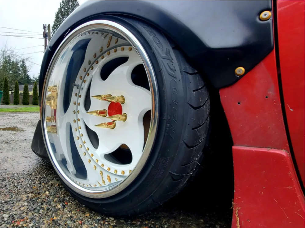 2015 Toyota Corolla with 18x10 36 GMR Vx-3 and 225/40R18 Nitto Neo Gen ...