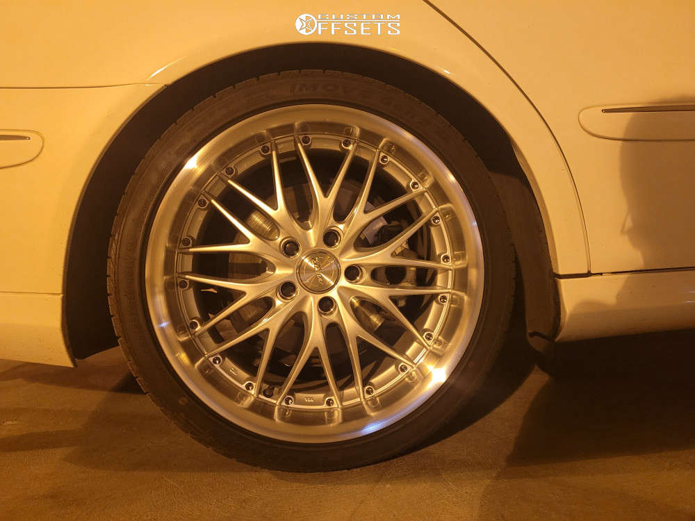 2007 Mercedes-Benz E550 with 18x8.5 25 MRR Gt1 and 245/40R18 Ironman ...