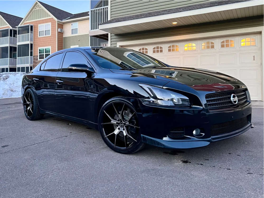 2012 Nissan Maxima with 20x8.5 35 Element El1225 and 245/35R20 Toyo ...