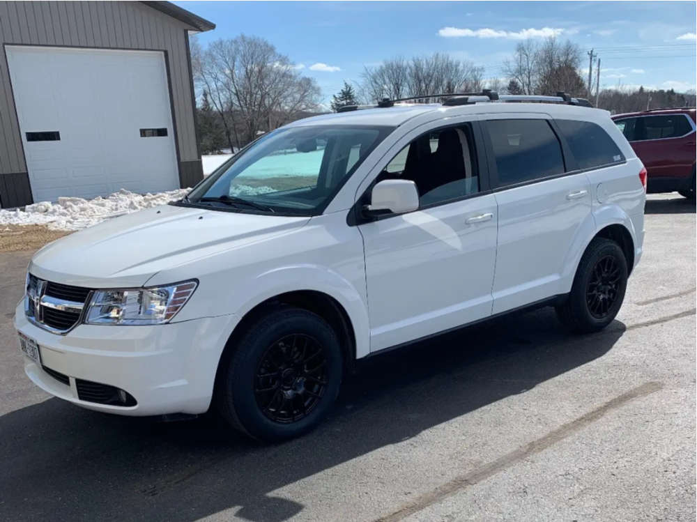 2010 Dodge Journey with 17x8 40 Voxx Nova and 225/65R17 Michelin ...