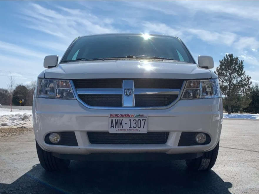 2010 Dodge Journey with 17x8 40 Voxx Nova and 225/65R17 Michelin ...